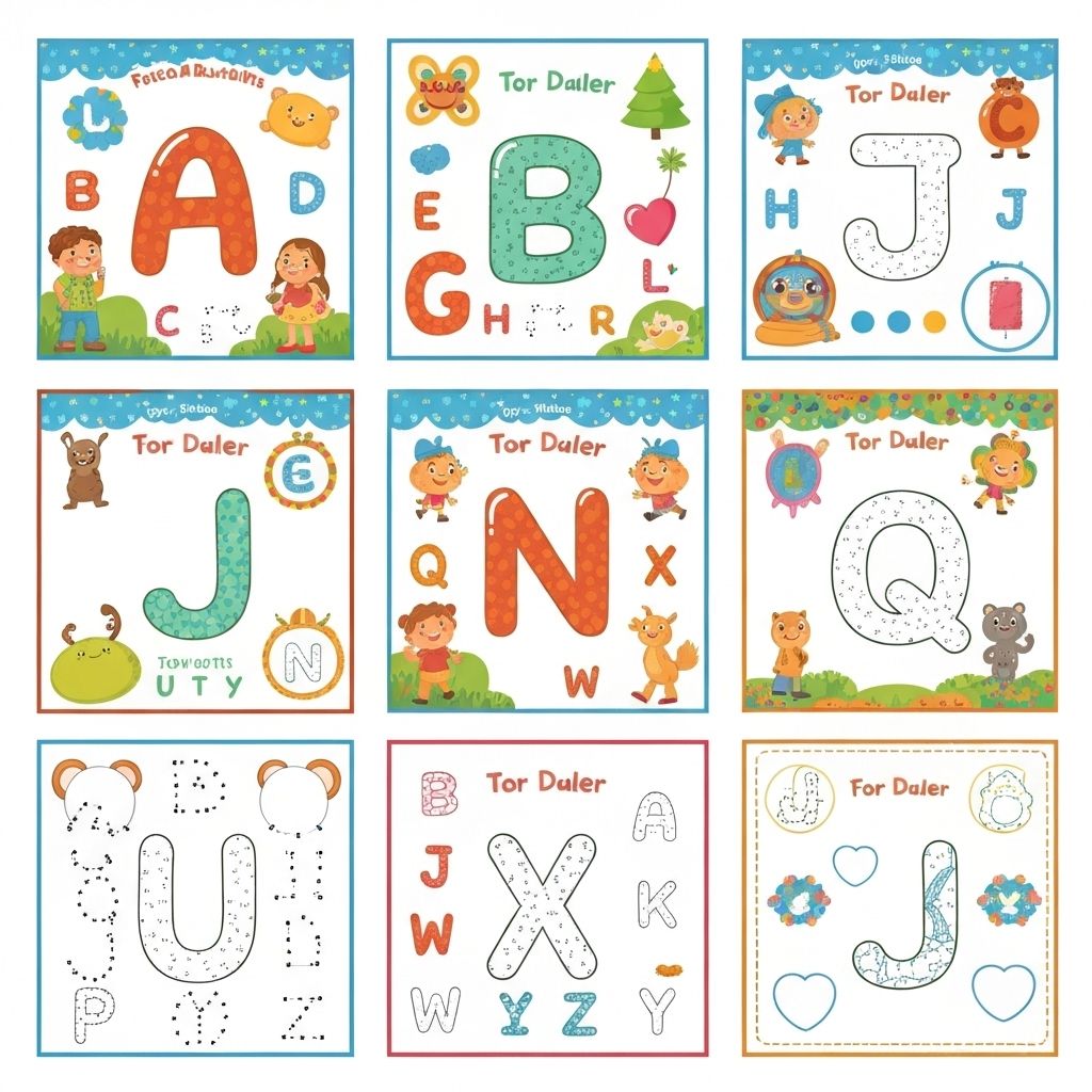 Alphabet Learning Pack - HappyKidsPrint